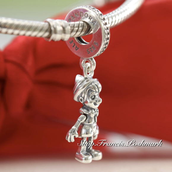 Pandora | Jewelry | Pandora Disney Pinocchio Dangle Charm Clear Cz ...